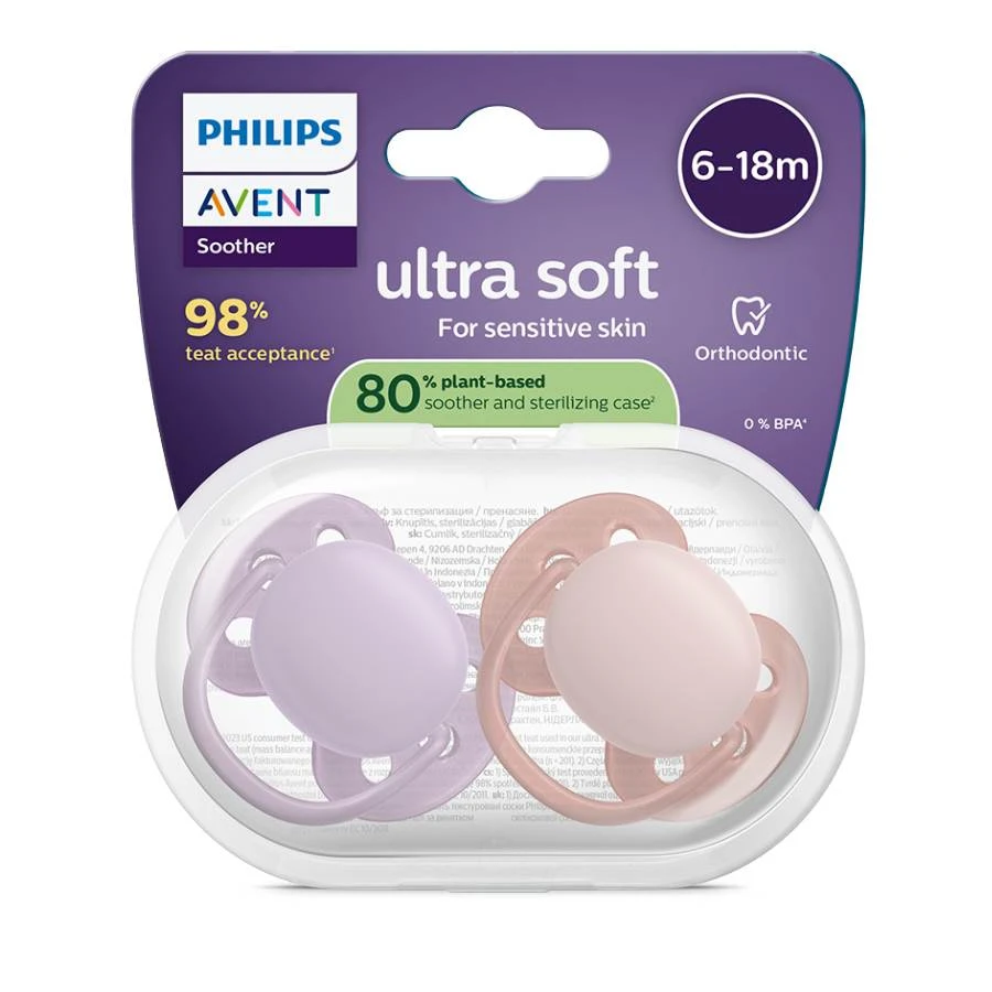 Philips AVENT Varalica ULTRA SOFT 6-18m, 2 Varalice