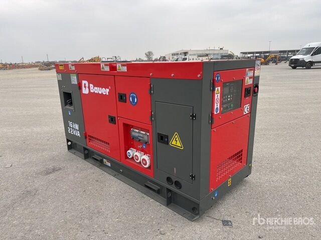 Prodaje se Bauer GFS 16 ATS diesel generator na aukciji