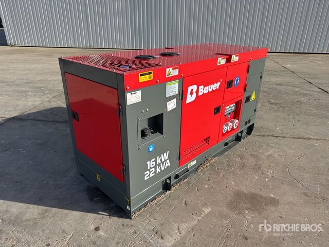 Prodaje se Bauer GFS-16KW diesel generator na aukciji