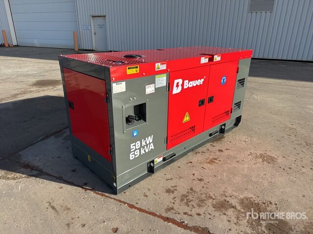 Prodaje se Bauer GFS-50KW diesel generator na aukciji