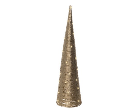 Novogodišnja dekoracija - led cone 80cm 489379 - gold - kmg ( 044481 )