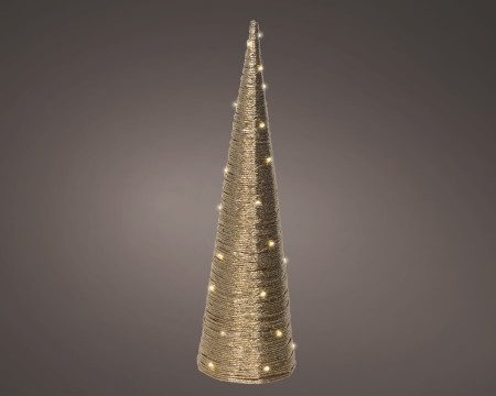 Novogodišnja dekoracija - led cone 60cm 489378 - gold - kmg ( 044479 )