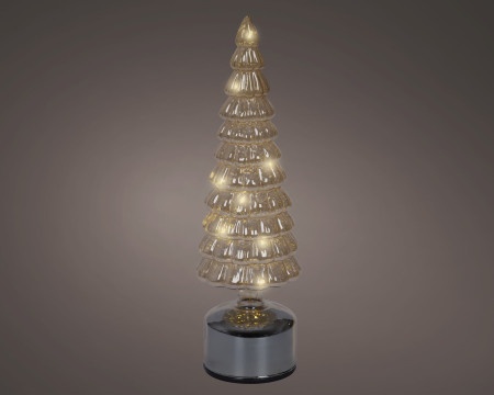 Novogodišnja dekoracija - led rotating tree 35cm 489835 - amber - kmg ( 044488 )