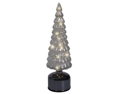 Novogodišnja dekoracija - led rotating tree 35cm 489834 - grey - kmg ( 044487 )