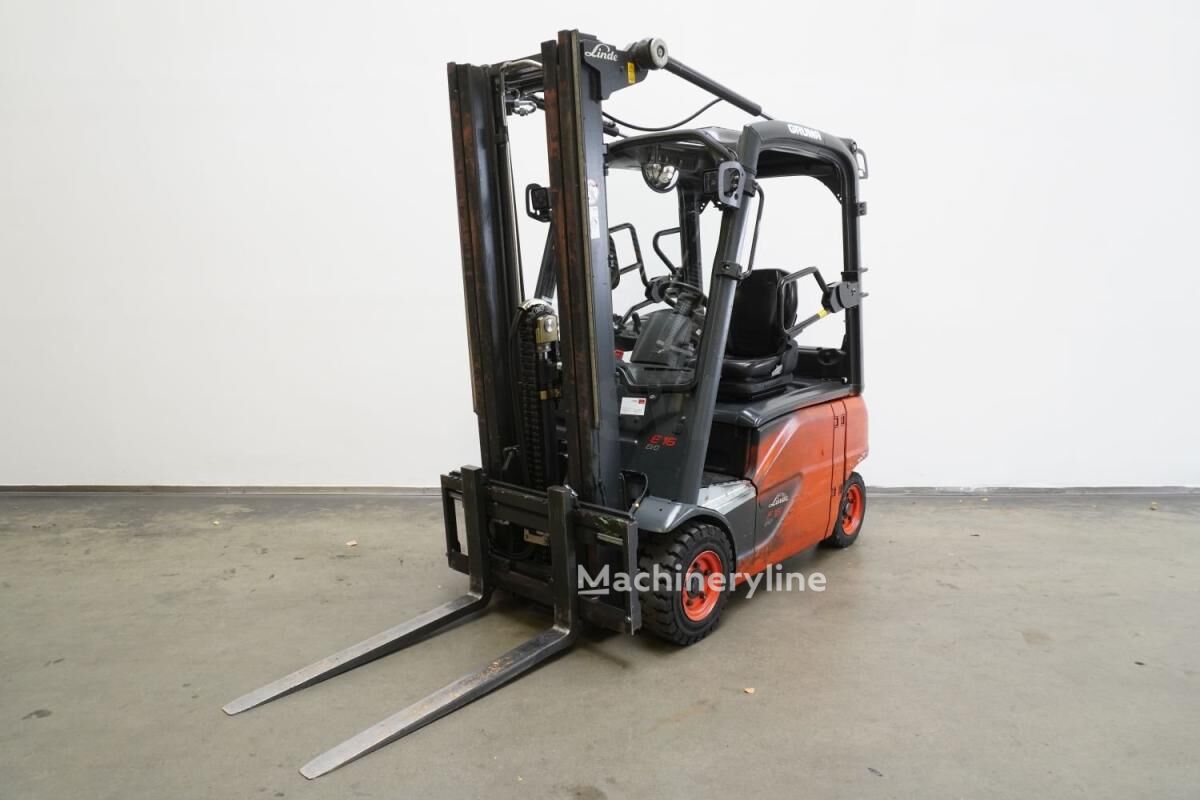 Linde E 16 P EVO 386-02 električni viljuškar