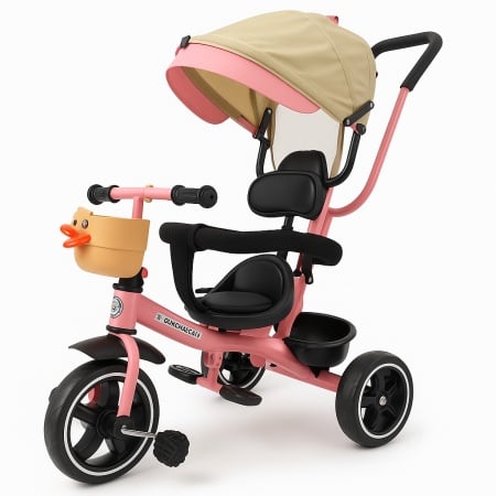 Tricikl Quick & Roll 4002 roze