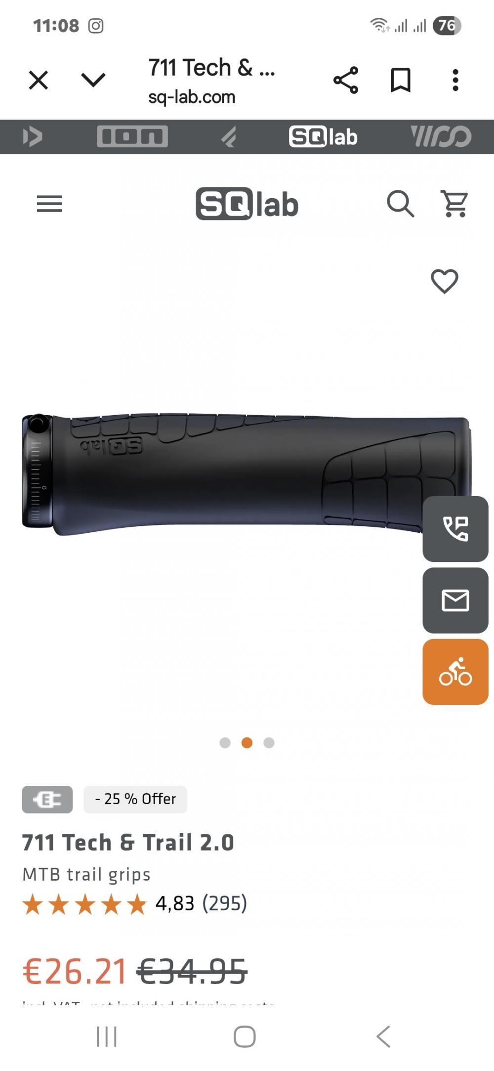 SQlab 711 Tech i Trail 2.0 MTB