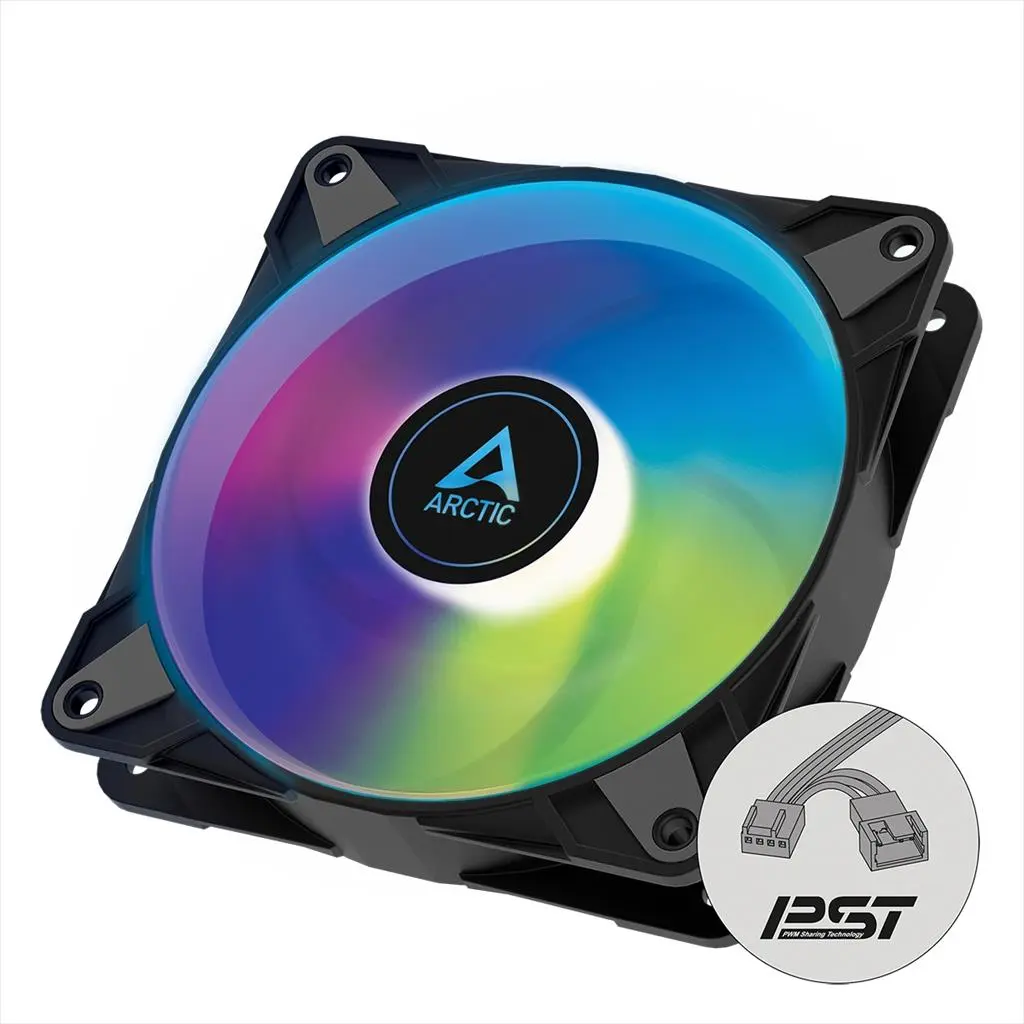 ARCTIC Cooler 120mm p12 pvm pst a-rgb 0db 2000 rpm crni acfan00231a