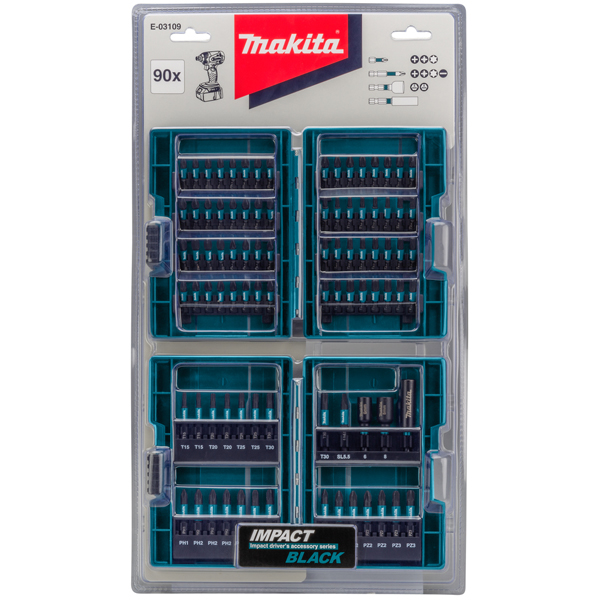 Makita set udarnih bitova 90kom (E-03109)