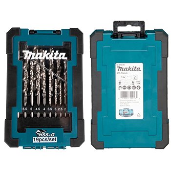 Makita 19-delni komplet HSS-G burgija za metal (D-67549)