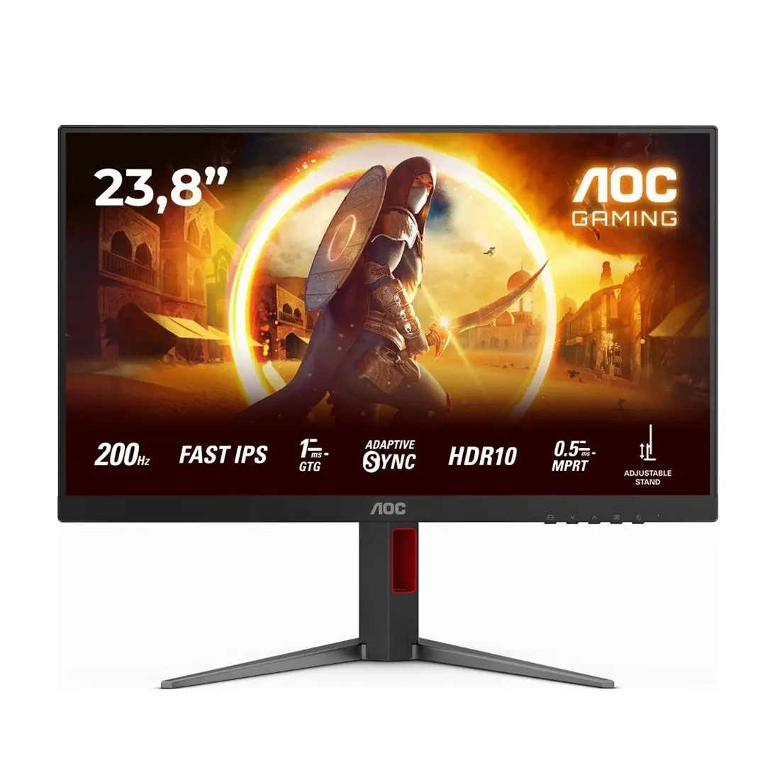 AOC Gaming monitor 24G4HA, 23.8", IPS, Full HD, 200 Hz, 0.5 ms, Crni