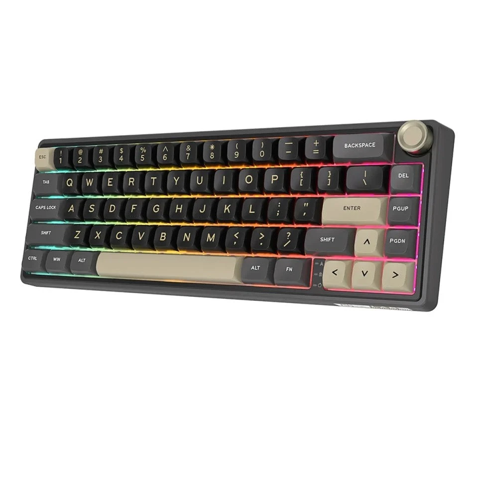 Royal Kludge Gaming mehanička tastatura RK R65, RGB, Hot Swap, Crna