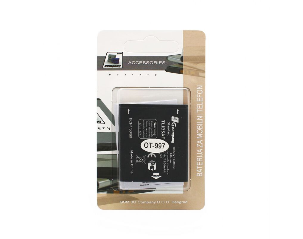 Baterija standard - Alcatel OT-997/S800/5035/C5 1800mAh