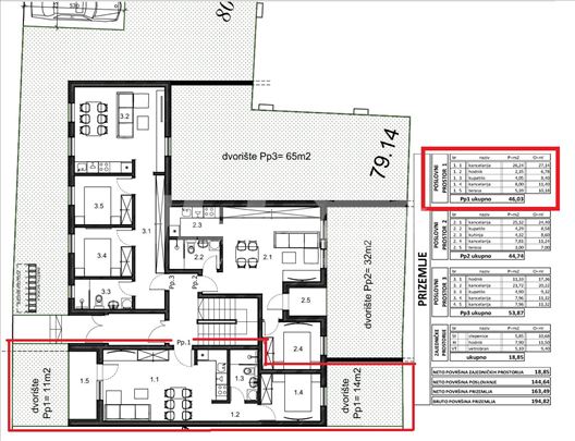 Stan 46m2+dvorište 25m2, 2.0, centar Surčina