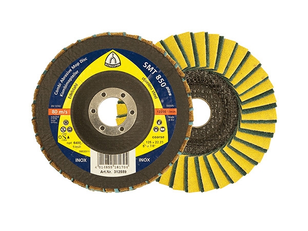Kombinovani lamelasti brusni disk, SMT 850 plus SPECIAL, 115 x 22,23 mm, granulacija 60