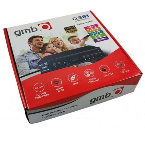 Set top box DVB-T2 Gembird GMB-MAT-818T usb hdmi scart RF out