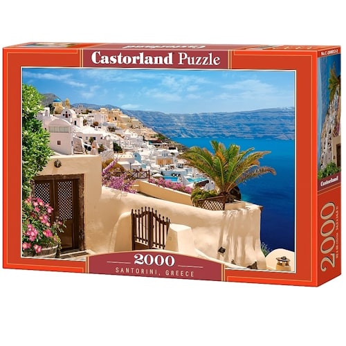 Puzzle 2000 delova C-200672-2 Santorini Greece 92x68cm Castorland 90424