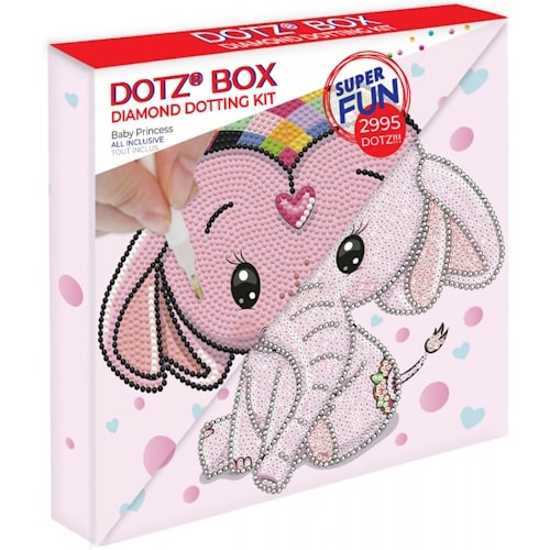 Diamond Dotz box dečije platno 22x22cm Baby Princess DBX.015 NS33350