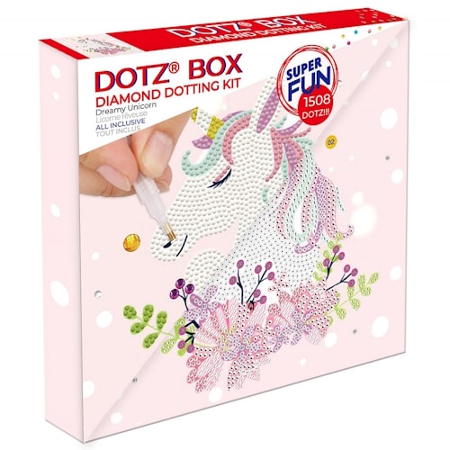 Diamond Dotz box dečije platno 22x22cm Dreamy Unicorn DBX.075 NS33347