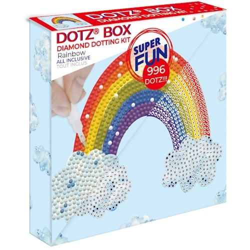 Diamond Dotz box dečije platno 15x15cm Rainbow Smile DBX.051 NS33339