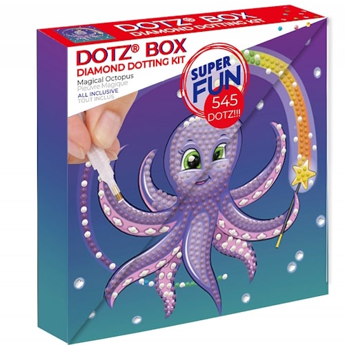 Diamond Dotz box dečije platno 15x15cm Magical Octopus DBX.063 NS33342