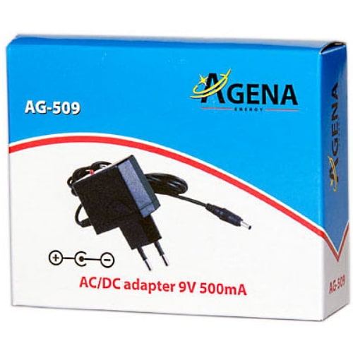 Ispravljač napona Agena AG-509 9V 500mAh Adapter AC/DC