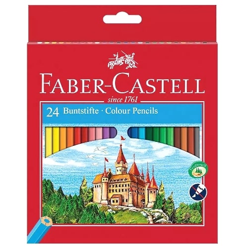 Bojice drvene 24kom vitez Faber Castell 120124