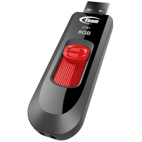 Flash USB 8GB 2.0 TeamGroup C141 crvena TC1418GR01