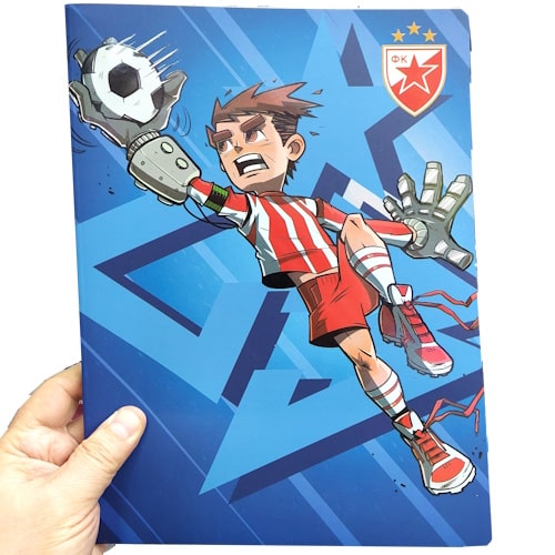Sveska A4 Super Zvezdaš FK Crvena Zvezda 80g 52l