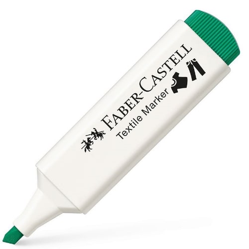 Marker za tekstil zeleni Faber Castell 159524