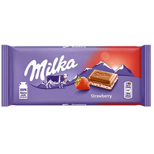 Milka Strawbery mlečna čokolada 100g