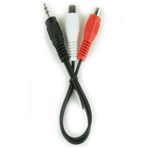 Audio kabl CCA-406 Gembird 3.5mm stereo plug to 2 RCA činča 0.2m 1838