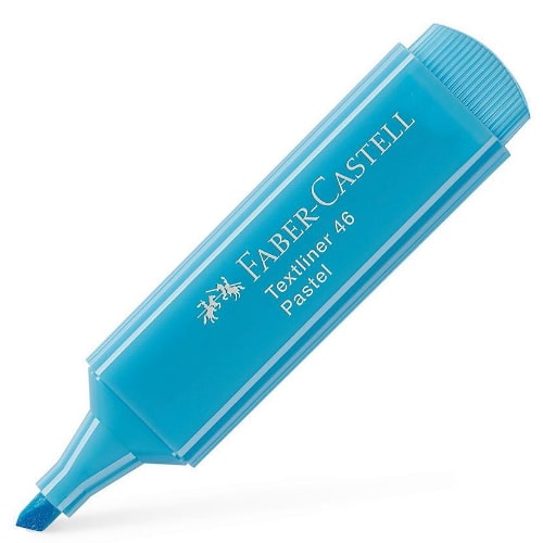 Faber Castell flomaster textliner 46 svetlo plava pastel 154657