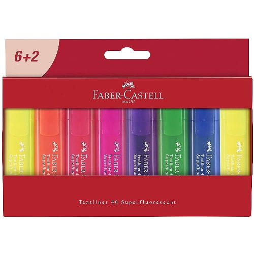 Faber Castell textliner 46 superfluorescentni 8kom 254667