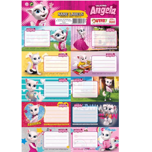 Nalepnice za sveske Talking Angela 1/20 25321