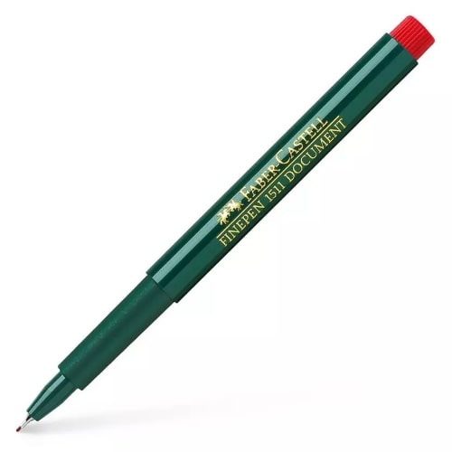 Lajner crveni flomaster Faber Castell 151121 04063