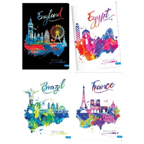 Sveska A5 dikto Skyline Collection Exclusive 3544