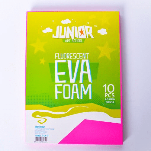 Jolly Fluo Foam eva pena fluo roze A4 10K 134082