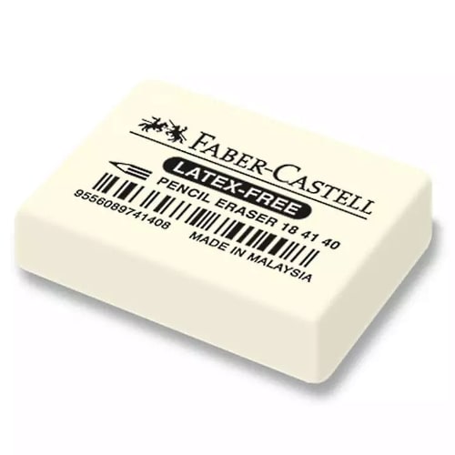 Faber Castell gumica za brisanje bela natur srednja 184140