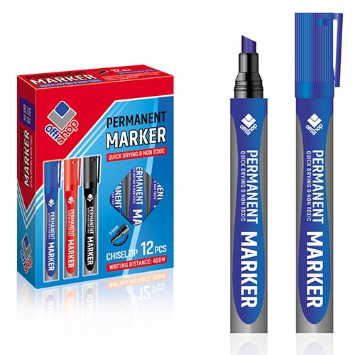 Marker permanent plavi 2.0-4.0mm kosi vrh Offishop NS26775 OF302