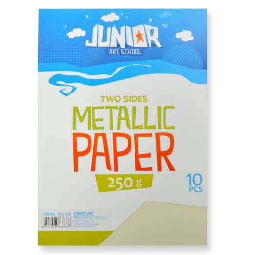 Papir metalik krem A4 250g 10K Jolly Metalic Paper 136102