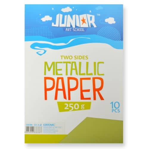 Papir metalik limeta A4 250g 10K Jolly Metalic Paper 136104