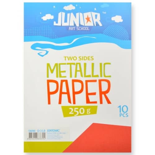 Papir metalik crvena A4 250g 10K Jolly Metalic Paper 136105