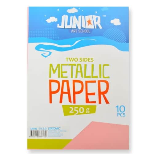 Papir metalik roze A4 250g 10K Jolly Metalic Paper 136106
