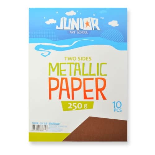Papir metalik braon A4 250g 10K Jolly Metalic Paper 136110