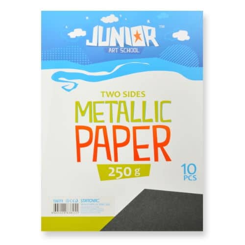 Papir metalik crna A4 250g 10K Jolly Metalic Paper 136111