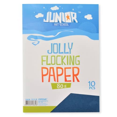 Flocking papir plava A4 10K Jolly Flocking Paper 136228