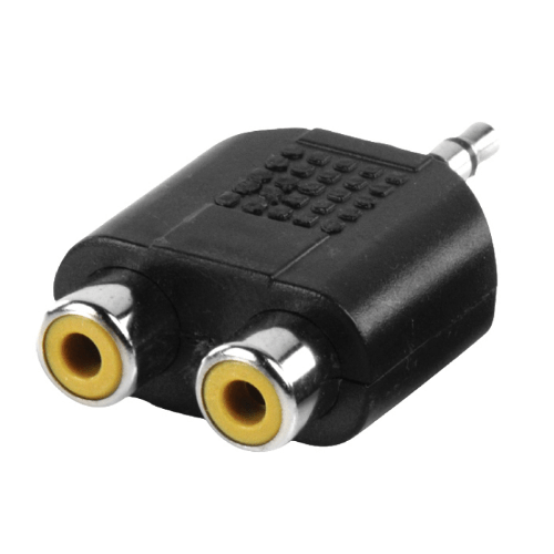 Audio adapter AC17 2xčinč utučnica – 3,5mm stereo utikač