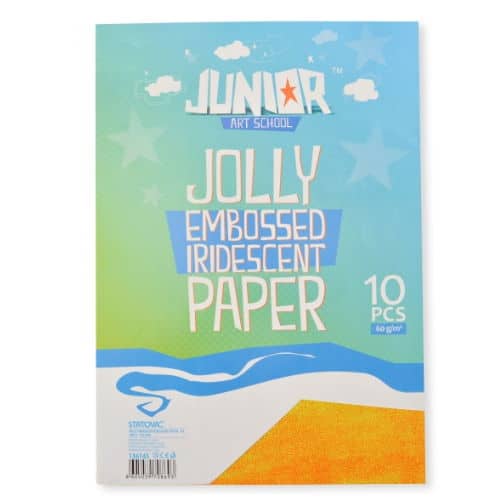 Sjajni papir žuta A4 10K Jolly Embossed Iridescent Paper 136145