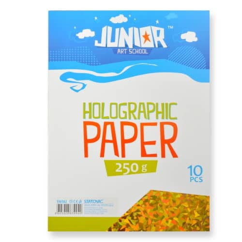 Papir hologramski žuta A4 250g 10K Jolly Holographic 136162